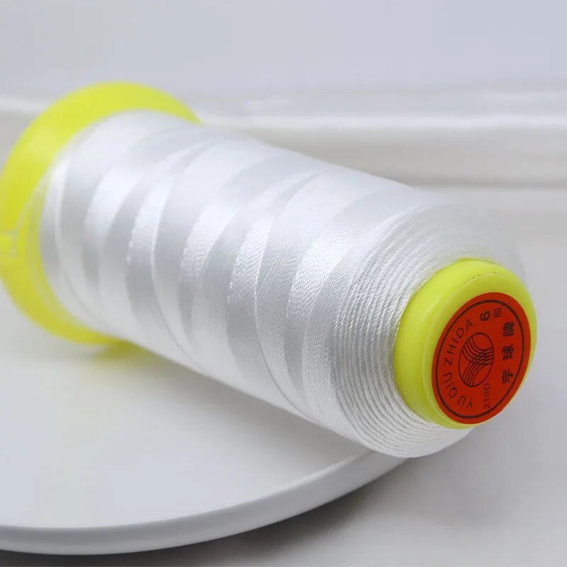 Ожерелье из пресноводного жемчуга, белая нить Dly, нитки 0,4 мм, хлопковая нить, тонкий шнур