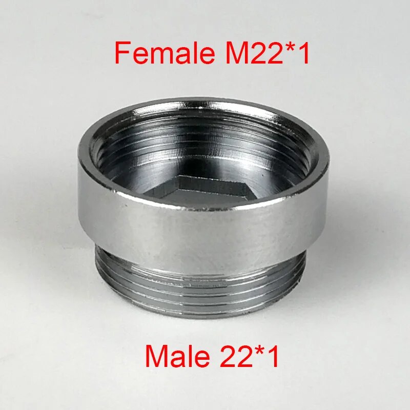 Адаптер M22*1 латунный, цвет F22-M22