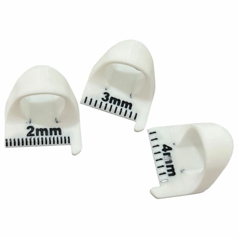 1 набор из 3 однозубых шаблонов для шитья, линейка самостоятельного шитья в стиле пэчворк, вспомогательный практичный инструмент-белый