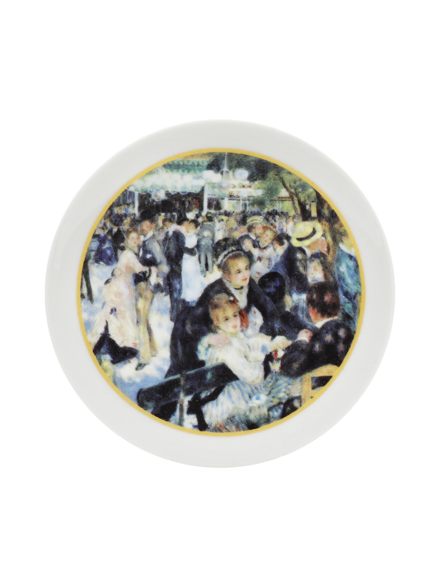 Тарелка коллекционная Импрессионисты. Бал в Мулен де ла Галетт. Ренуар, 10см
