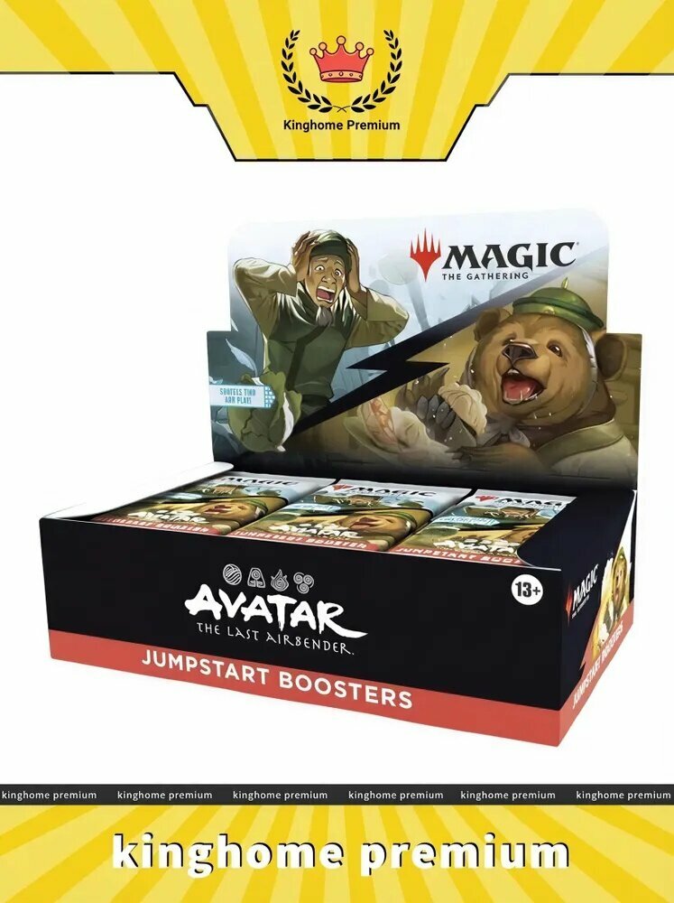 Magic: The Gathering Avatar: The Last Airbender Jumpstart Booster Box 24 Packs 2-Player Card Game (Английский)