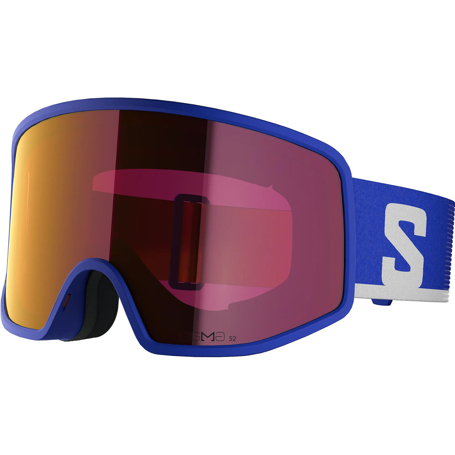 Горнолыжные очки Salomon Sentry Pro Sigma Race Blue Cat. 2+1 (с доп. линзой) 25/26 синий, для мужчин
