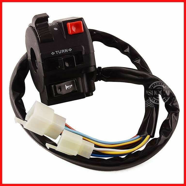 Левый переключатель 5в1 для ATV 110-250cc (без заслонки) - запчасть для квадроциклов/багги