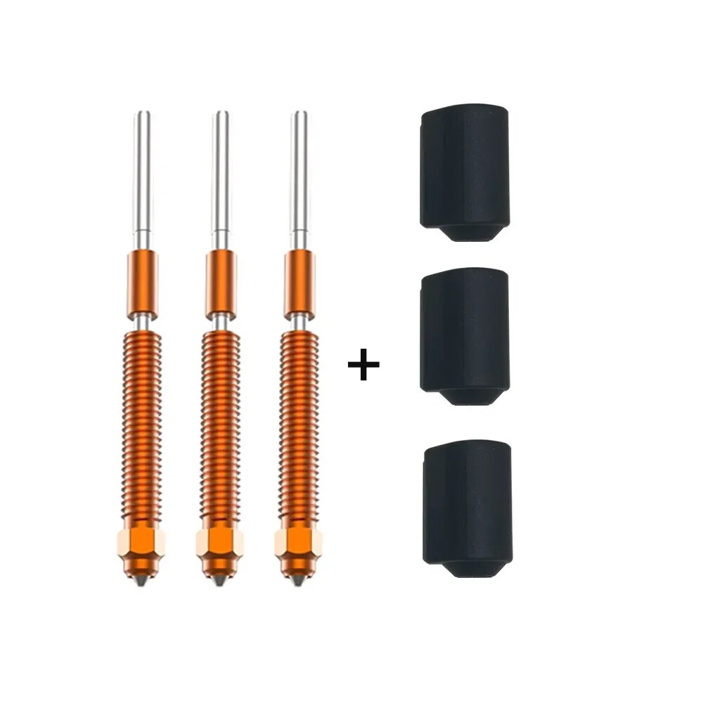 HOSALL Комбинированные форсунки для Creality K2 K2 Plus/K2 Hi 0.2mm, Nozzle Silicone sock