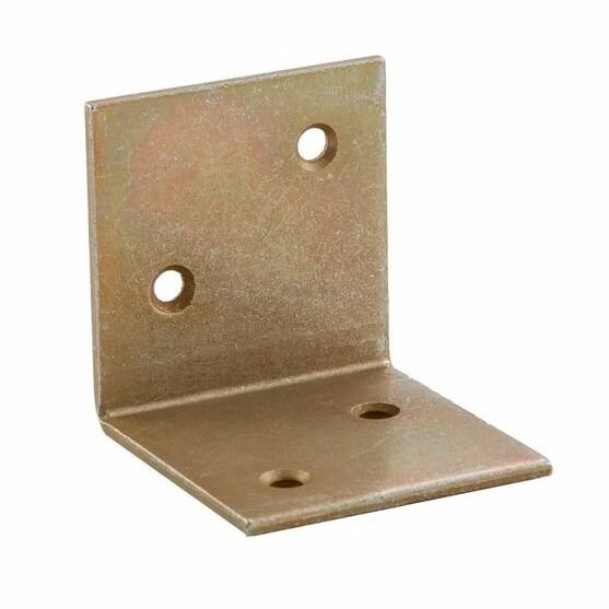 Уголок широкий 40х40х40х2 мм (жёлтый цинк) (20шт)