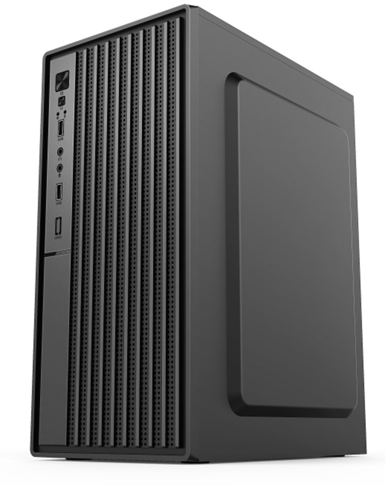 V-11 microATX 1*USB 3.0; 2*USB 2.0+Audio; БП ATX-450ECO, Black