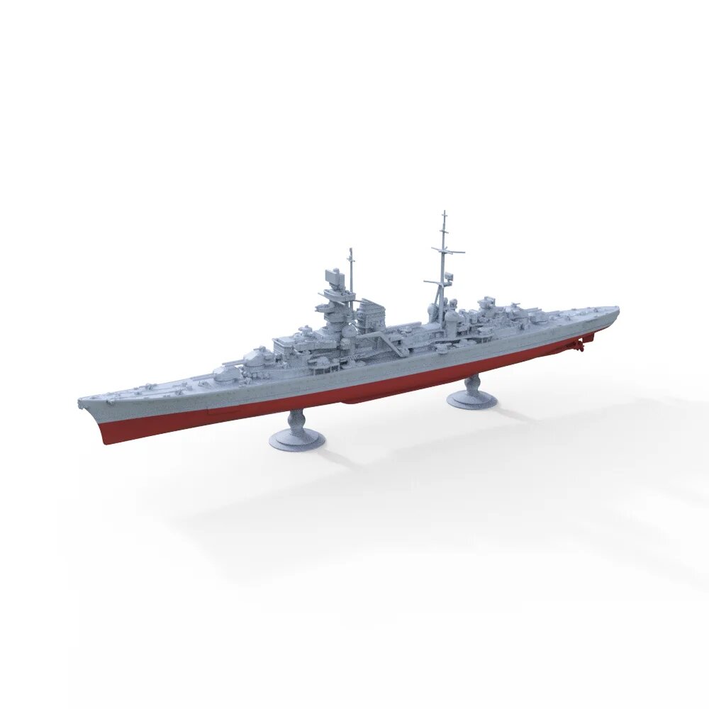 Модель корабля Admiral Hipper 1/2000 металл 2000 scale FULL HULL