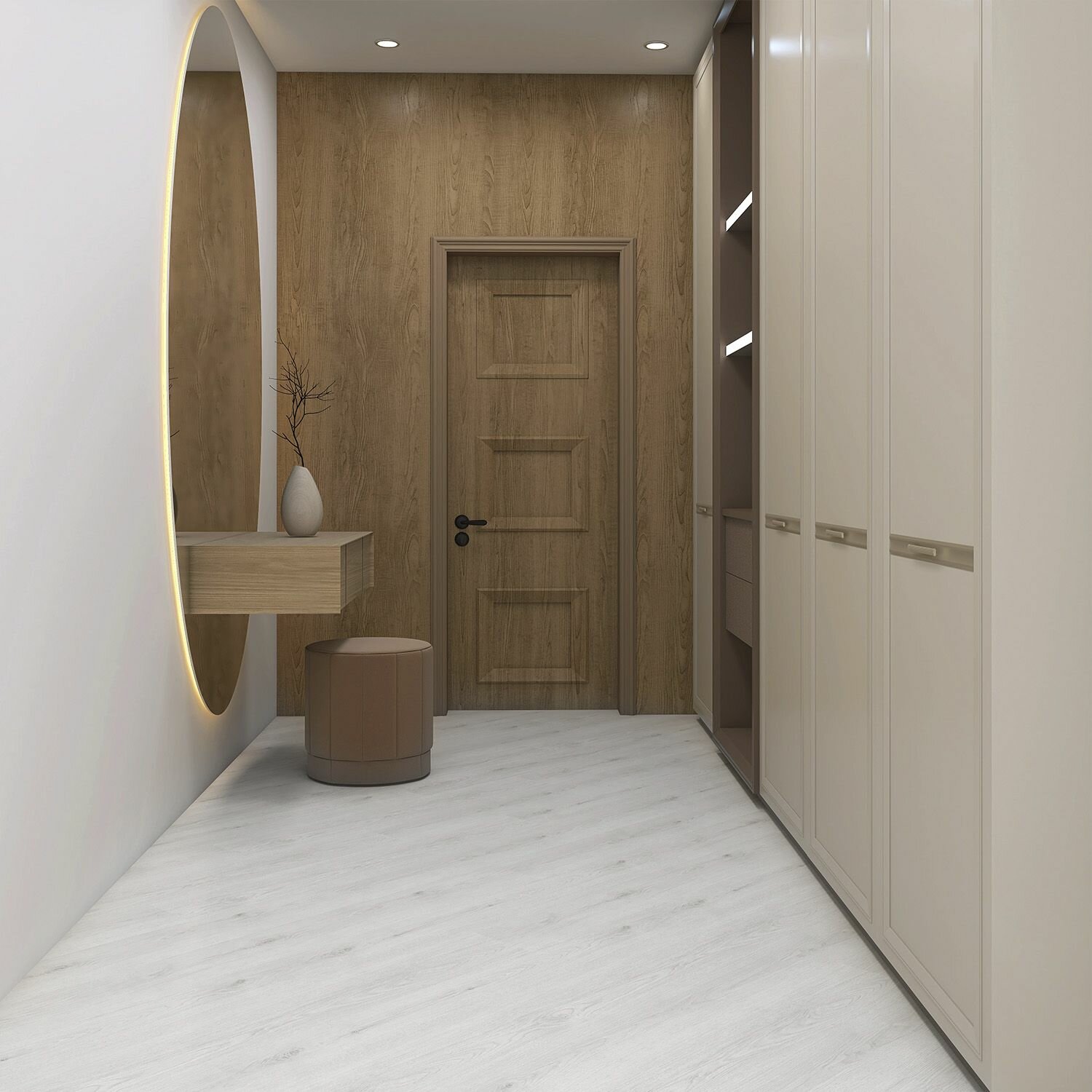 Кварц-виниловый ламинат Floorwood Euphoria 0,5 защ. слой 4 мм толщина Дуб Вуаро ( 2,16 кв. м.)