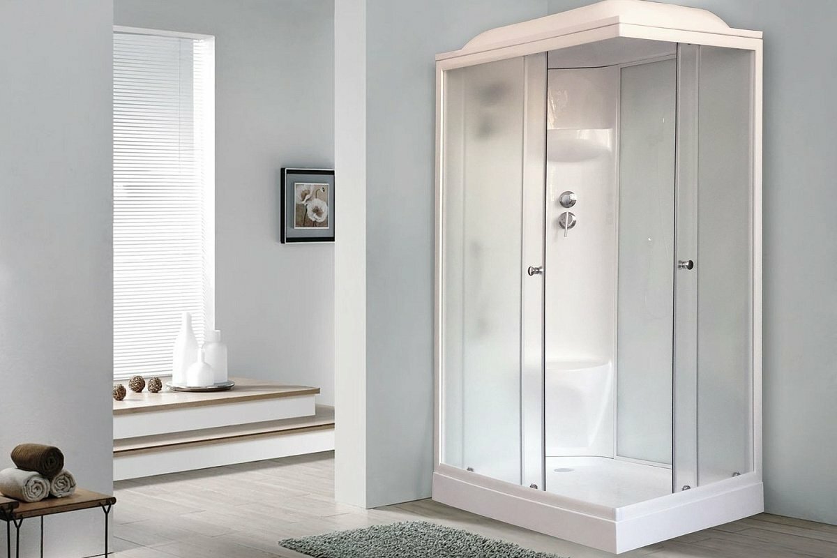 Душевая кабина Royal Bath RB8120HP6-WC-L 120x80 профиль белый/стекло матовое левая