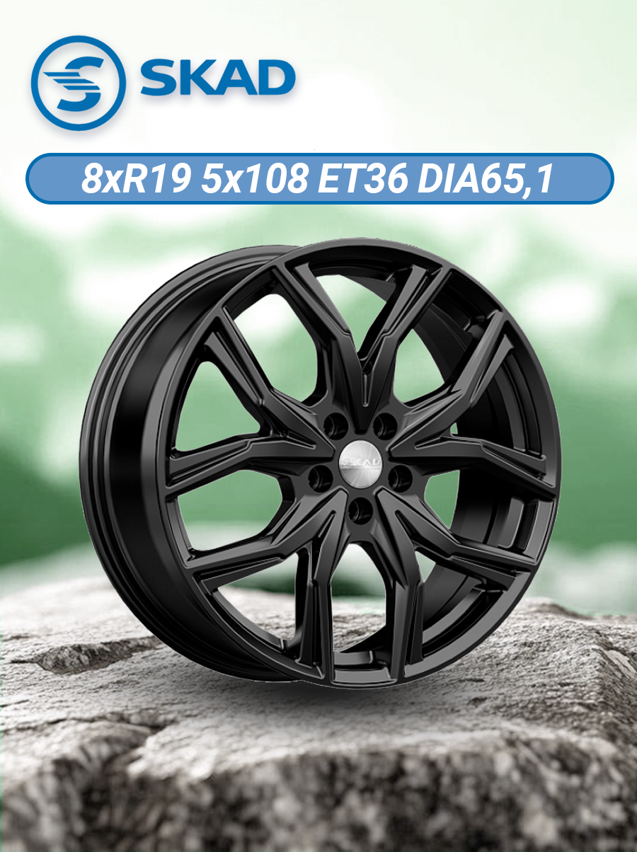 Диски автомобильные SKAD Арика 8x19 5x108 ET36 65,1 Бархат новый