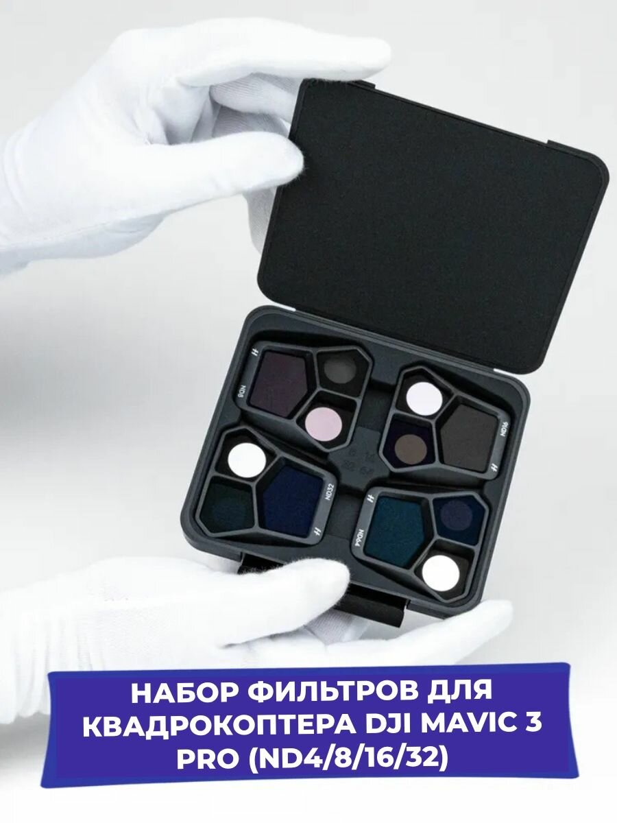 Набор фильтров для квадрокоптера DJI Mavic 3 PRO (ND4/8/16/32)