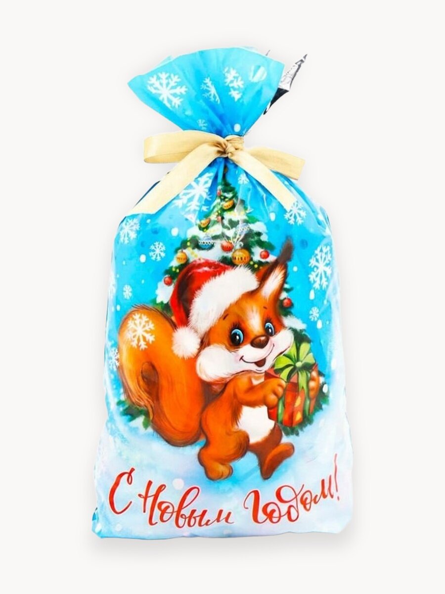 Сладкий детский новогодний подарок от Деда Мороза на новый год 2024