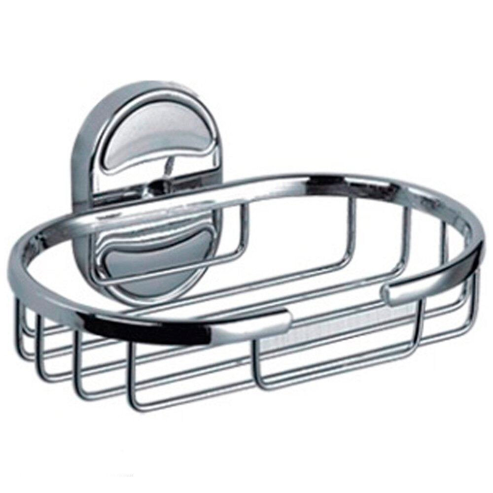 Мыльница Ledeme L1902-2, хромированная, нержавеющая сталь, для кускового мыла