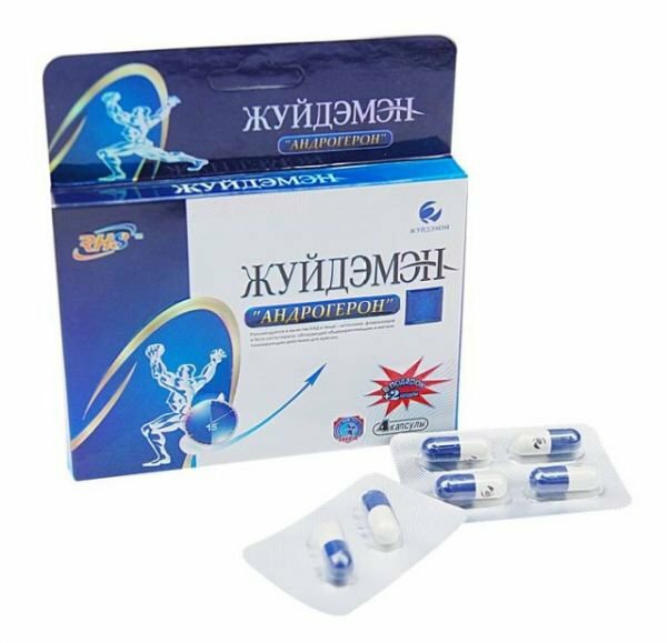 Андрогерон Виктория-Райт капсулы, БАД, для усиления потенции, 6шт