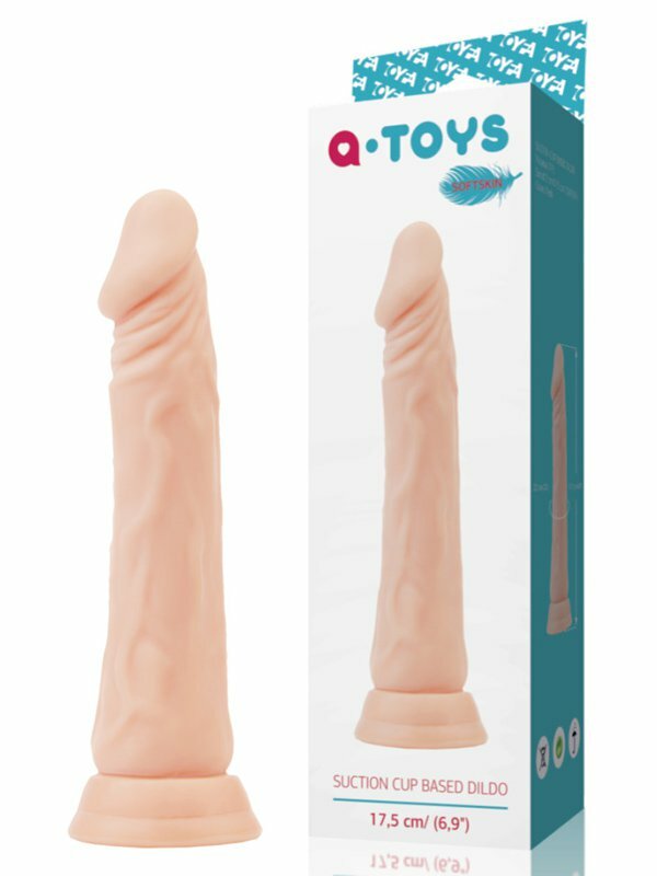 Реалистичный фаллоимитатор на присоске TOYFA A-Toys – телесный