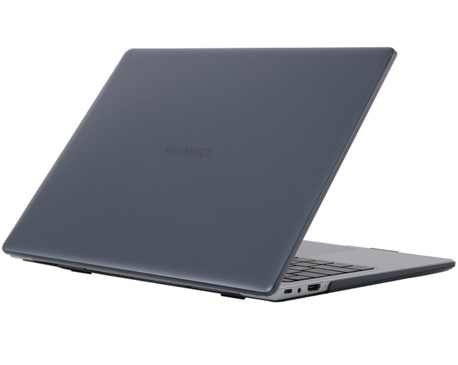 Чехол-накладка MyPads Opako для HONOR MagicBook 14 из пластика противоударный черный матовый