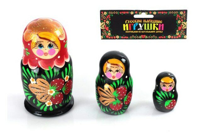 Матрешка 3 в 1 (расписная)