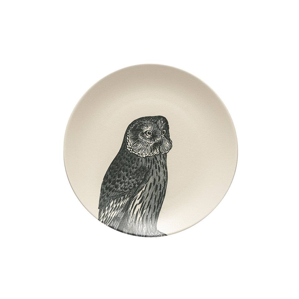 Тарелка COSTA NOVA Elements Flora, 21 см, керамическая, белая (COP211-00920B)