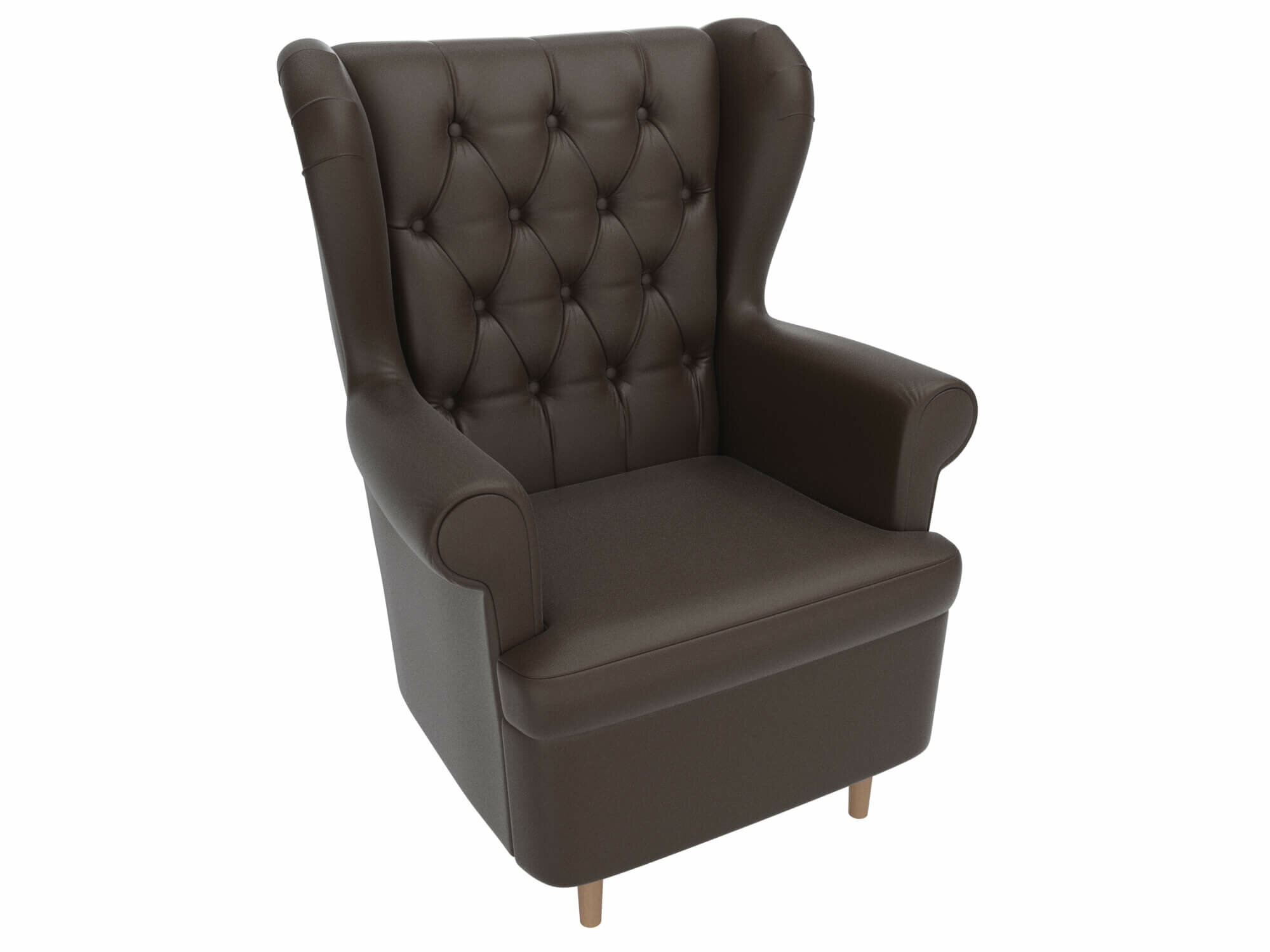 Artum Кресло Торин Люкс эко кожа коричневый