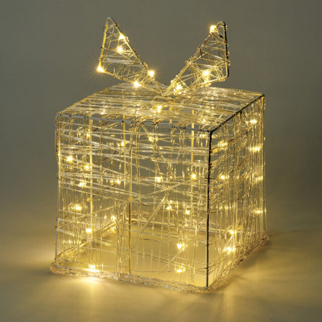 Светящийся подарок Фриоза 15 см, 30 теплых белых LED ламп, на батарейках, IP20, Koopman, AX8106550