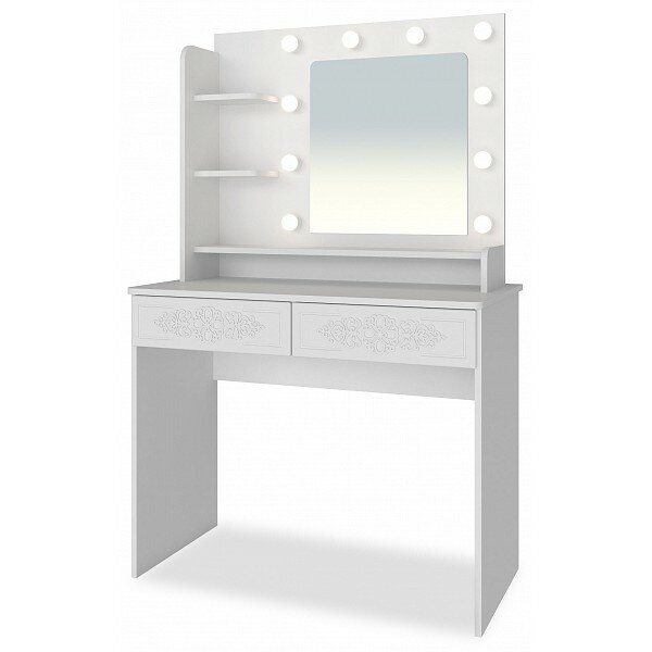 Стол туалетный Компасс-мебель Ассоль Лайт ТСН-5 (без лампочек)