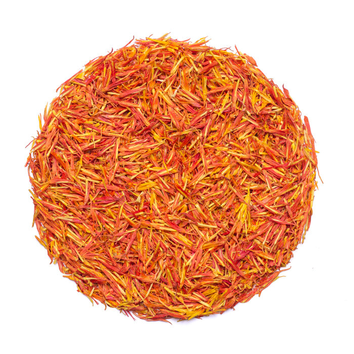 Сафлор лепестки, для кондитера, экзотика, цветки, шафран, травяной чай 100 гр.