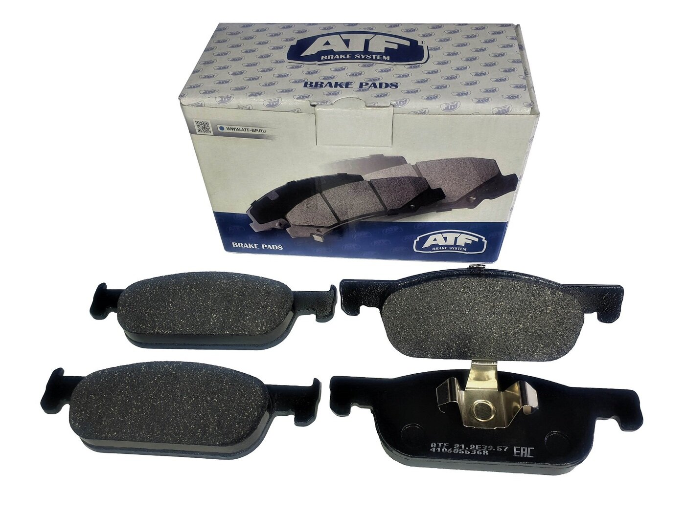 Колодки тормозные передние ATF 212E3957 для LADA XRay / Renault Logan; 410605536R
