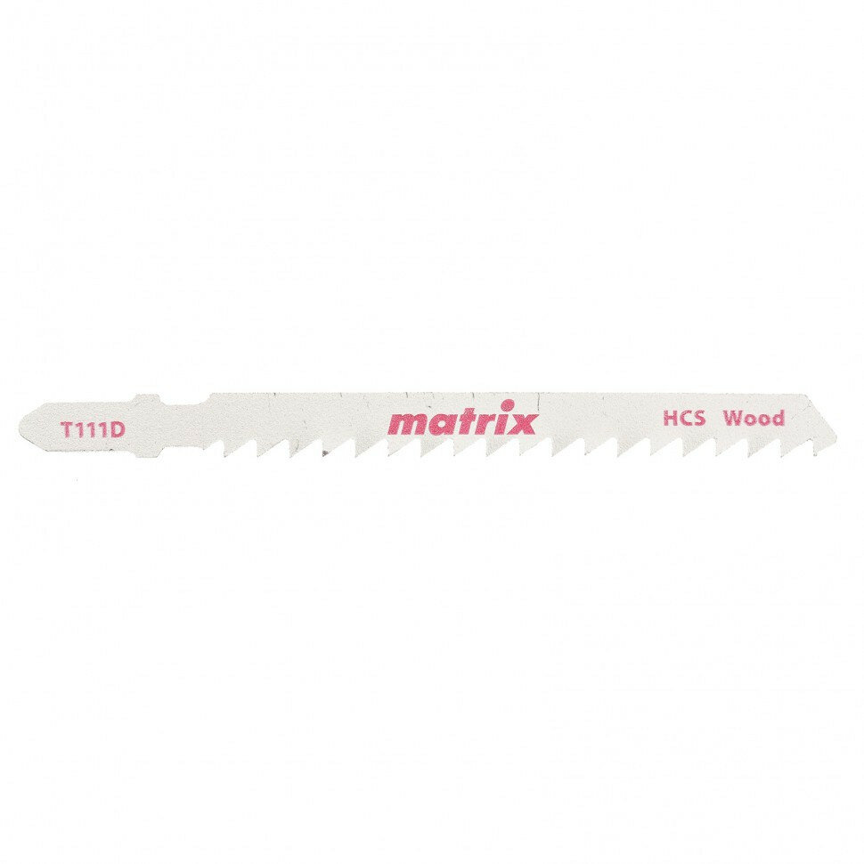 MATRIX Полотна для электролобзика по дереву, 3 шт, T111D, 75 x 4 мм, HCS Matrix, ( 78226 )
