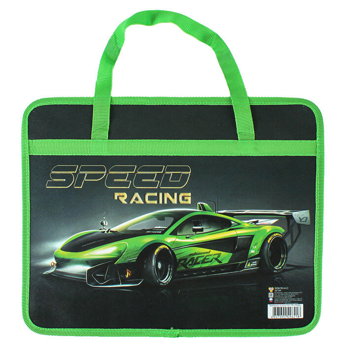 Пчелка (канцтовары) Папка детская, пластиковая, А4, с ручками, 330х260х75 мм