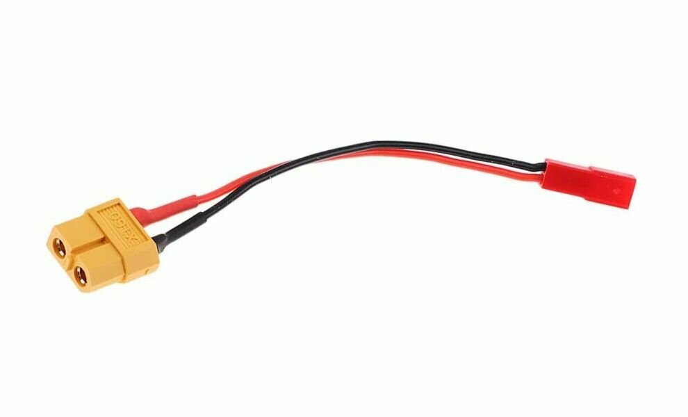 Кабель-переходник Diversity XT60 мама JST папа, 10 см, 22AWG