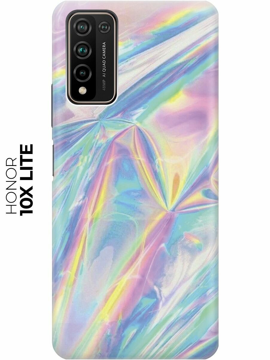 Силиконовый чехол Голографический эффект на Honor 10x Lite / Хонор 10Х Лайт