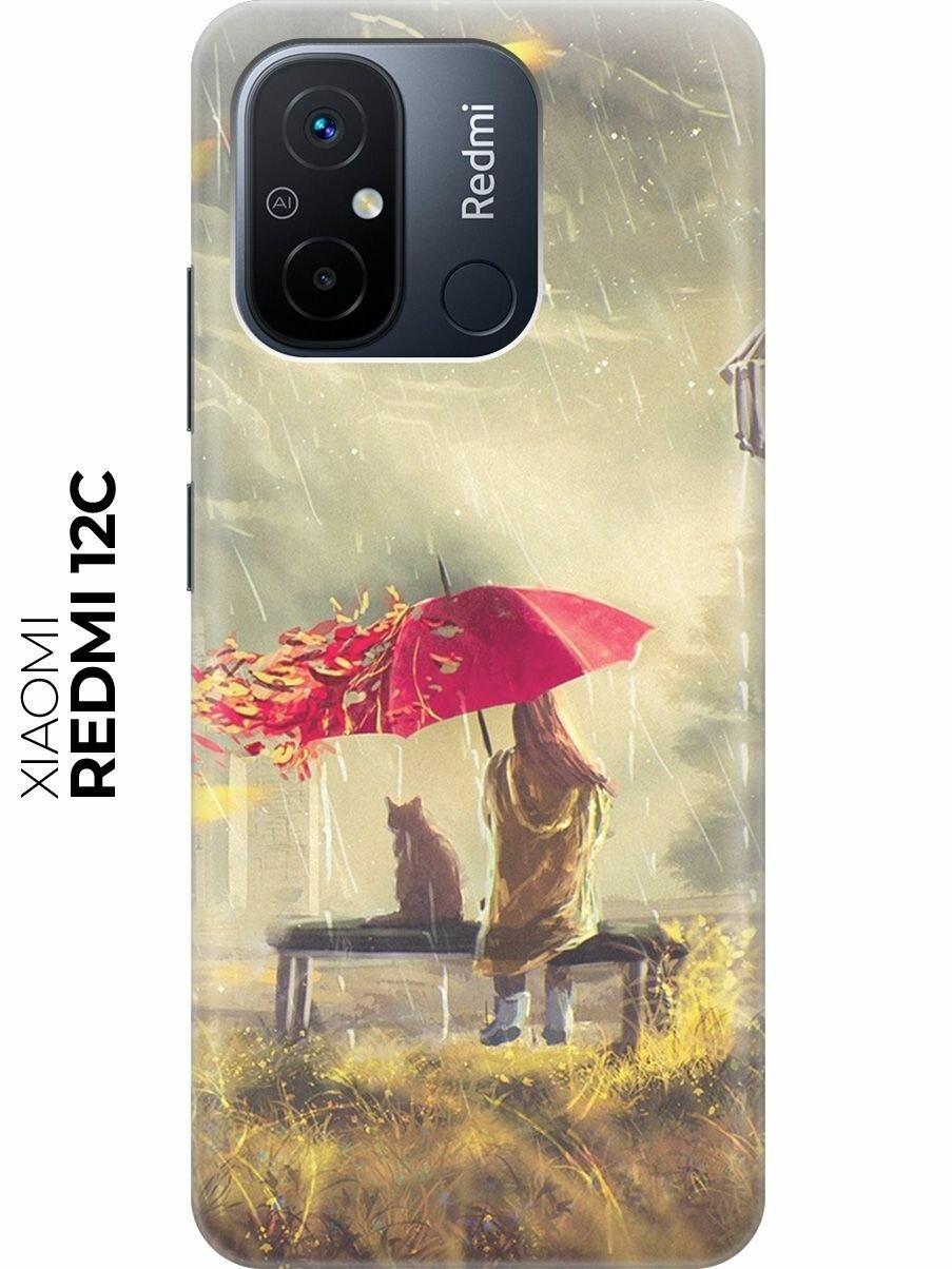 Силиконовый чехол Осеннее настроение на Xiaomi Redmi 12C / Сяоми Редми 12С