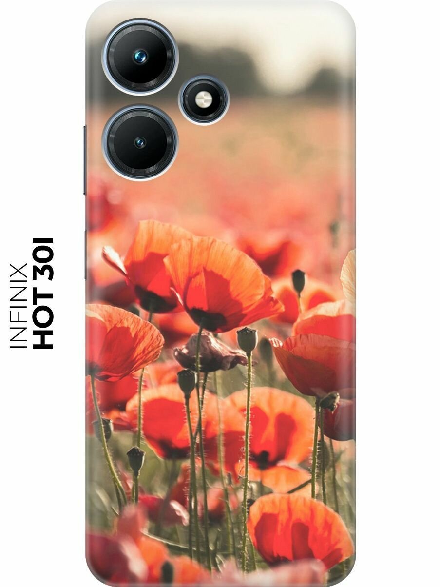 Силиконовый чехол Маки на Infinix Hot 30i / Инфиникс Хот 30и