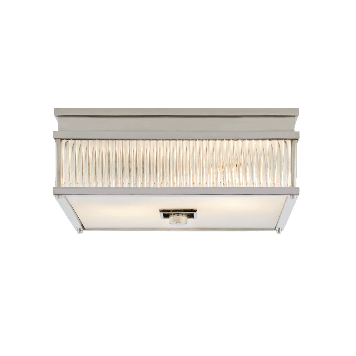 Потолочный светильник Delight Collection Stamford BRCH9005 nickel, Прозрачный, E27, 4 x 40 Вт.