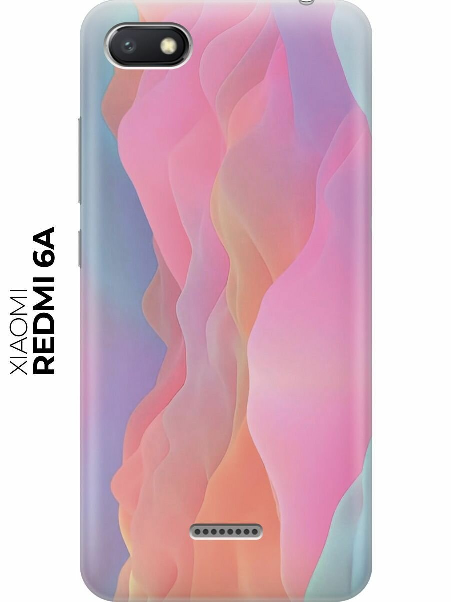 Силиконовый чехол Розовая дымка на Xiaomi Redmi 6A / Сяоми Редми 6А