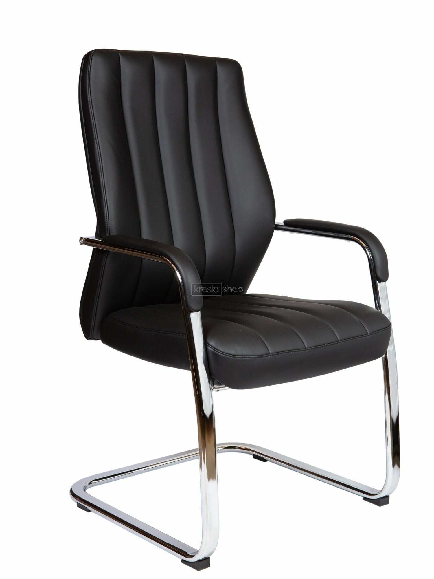 Конференц-кресло Norden Мадрид блэк CF / Madrid CF Black L340LCA-CF-Black черная премиум экокожа
