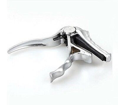 Каподастр для акустической гитары, крокодил, хром, Alice A007G/PC