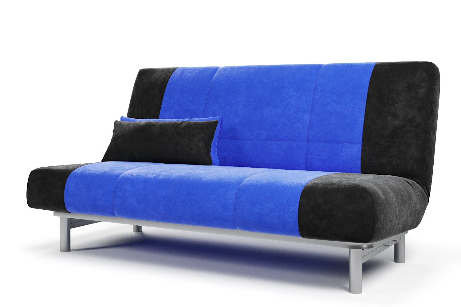 Диван-финка Novelti Forest Velutto 45-34 (195х100х93, СМ 138х195), раскладной, 3 положения, металлокаркас, ППУ+латы