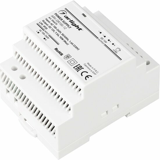 Блок питания Arlight ARV-DR100-12 12V 90W IP20 7,5A 034673
