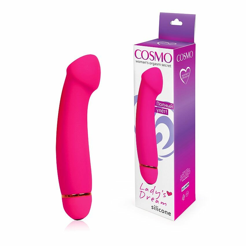 COSMO Вибратор из силикона Lady's Dream (CSM-23111), розовый