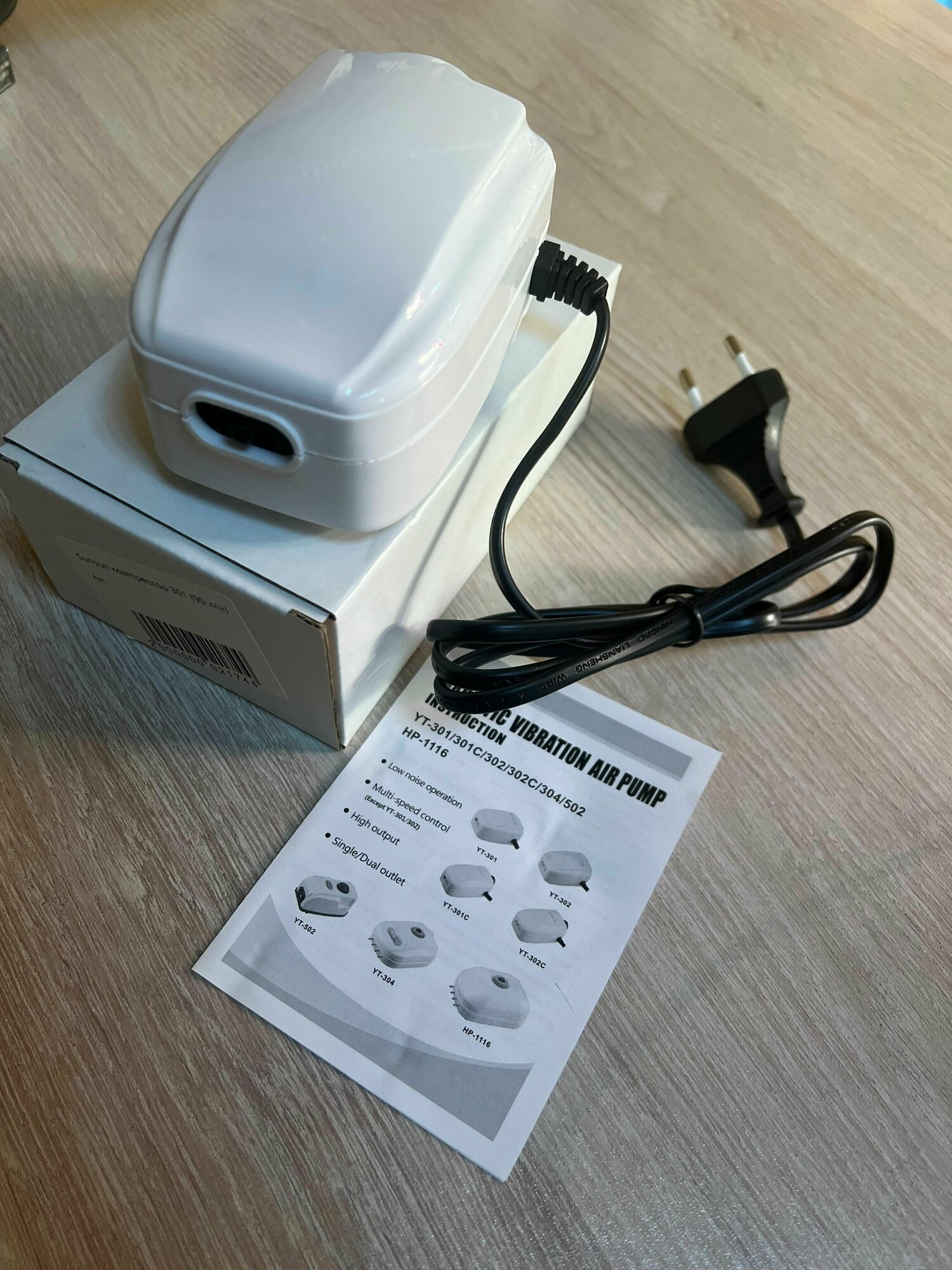 Sunsun компрессор одноканальный 301 (90 л/ч)