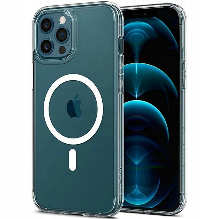 Силиконовая накладка с Magsafe для Apple iPhone 11 Pro Max прозрачный