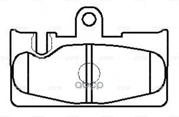 / CKT-34 Колодки тормозные дисковые | зад | CTR арт. GK1048