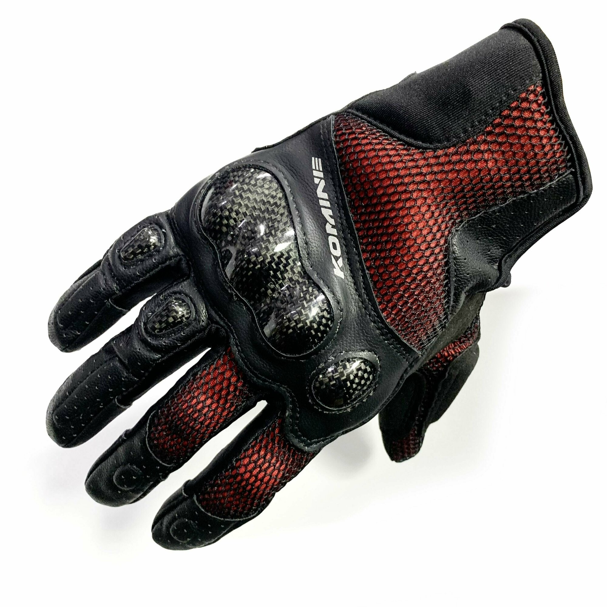Мотоперчатки кроссовые Komine GK-197 Red M