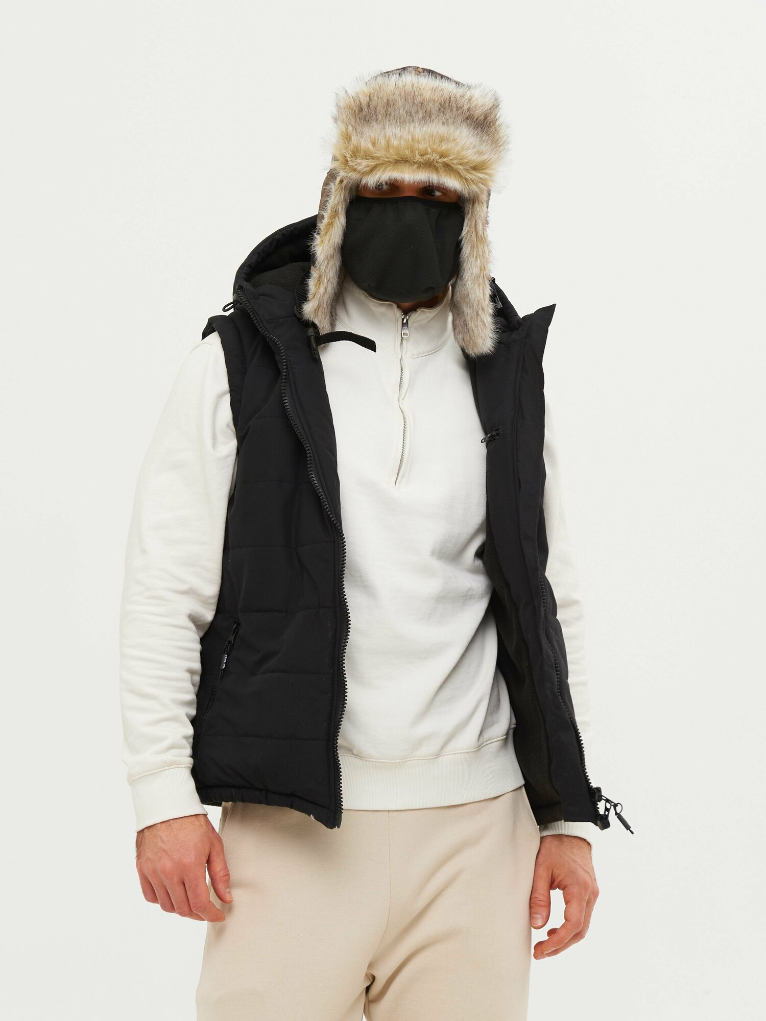 Шапка-ушанка для мужчин