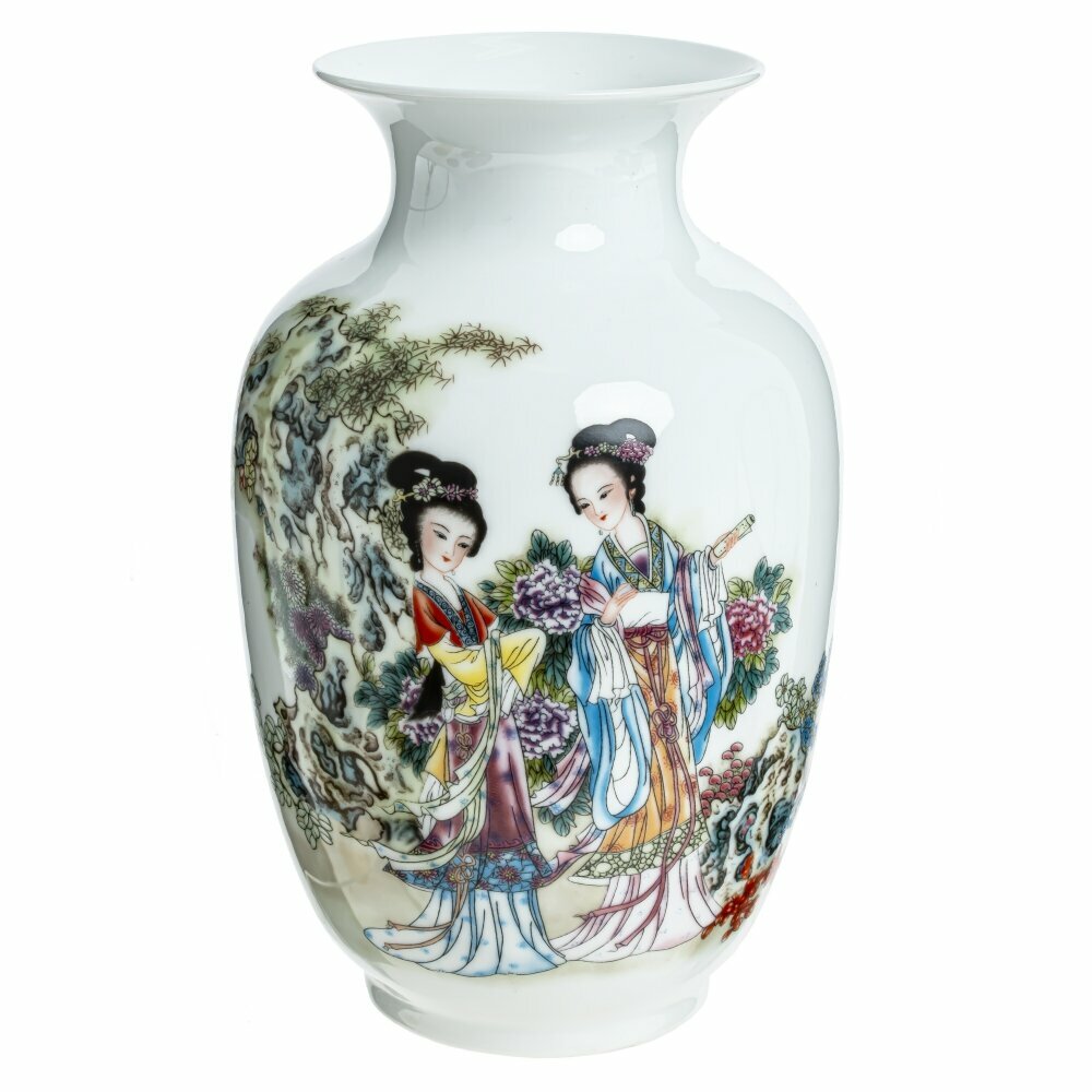 Ваза фарфоровая, 13х13х22 см KSM-795626