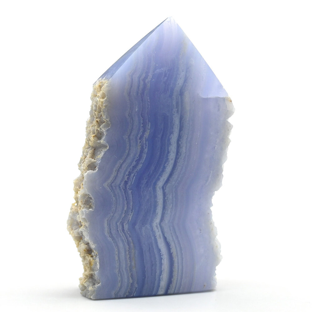 Кристалл сапфирина (агат голубой) 46*14*82мм, 103г. .