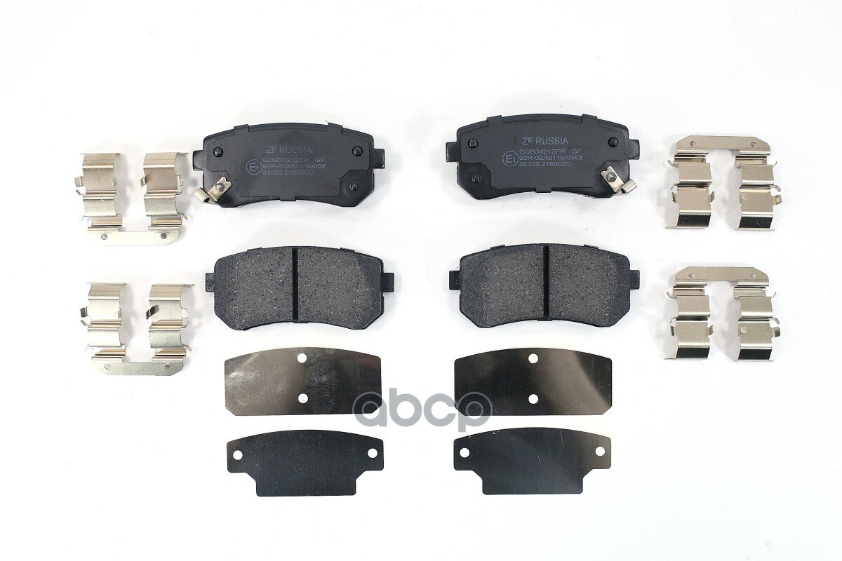К-т дисков. тормоз. колодок ZF Russia арт. GDB3421ZFR