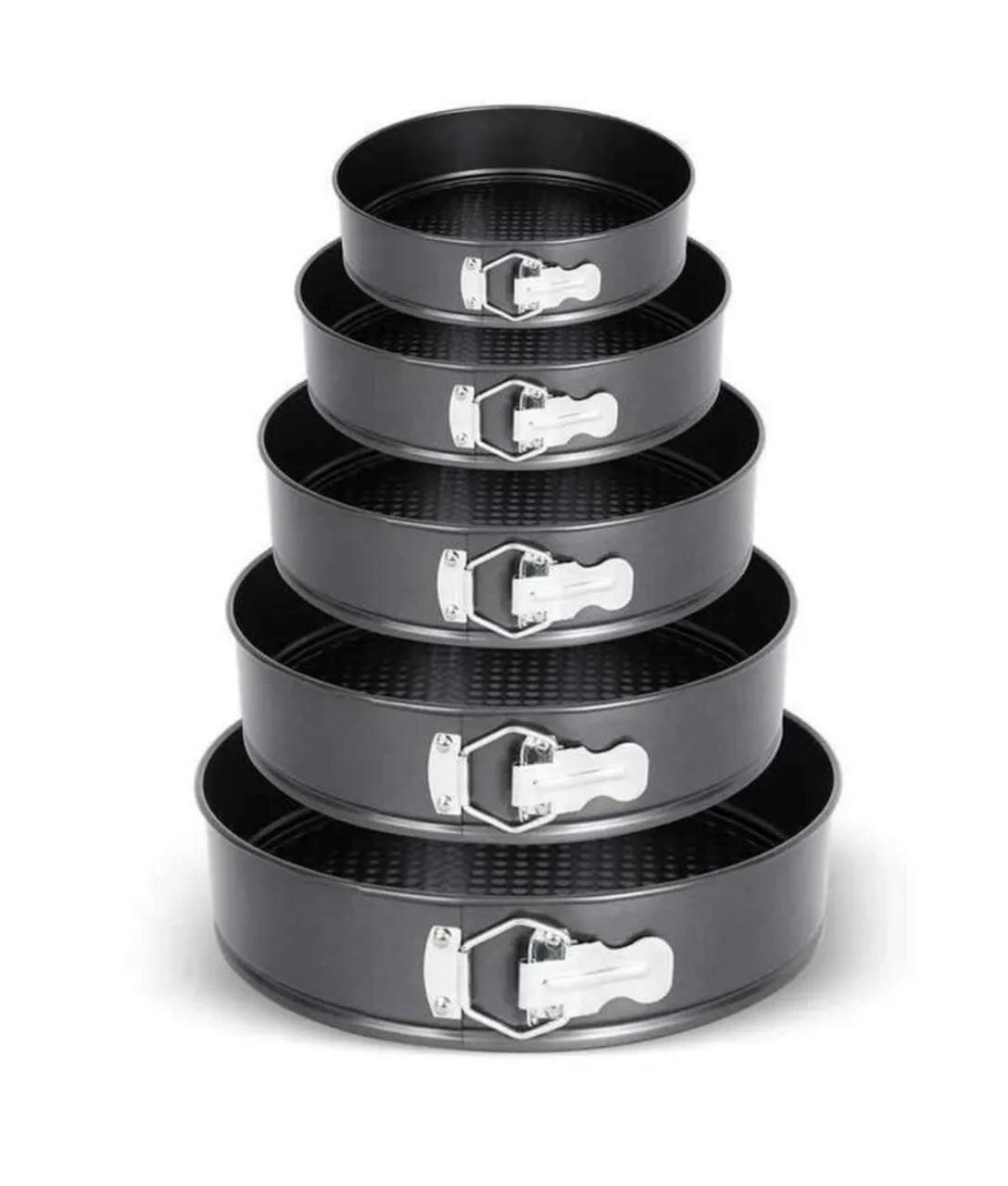 Форма для выпечки и запекания с антипригарным покрытием, разъемная - 6 шт.