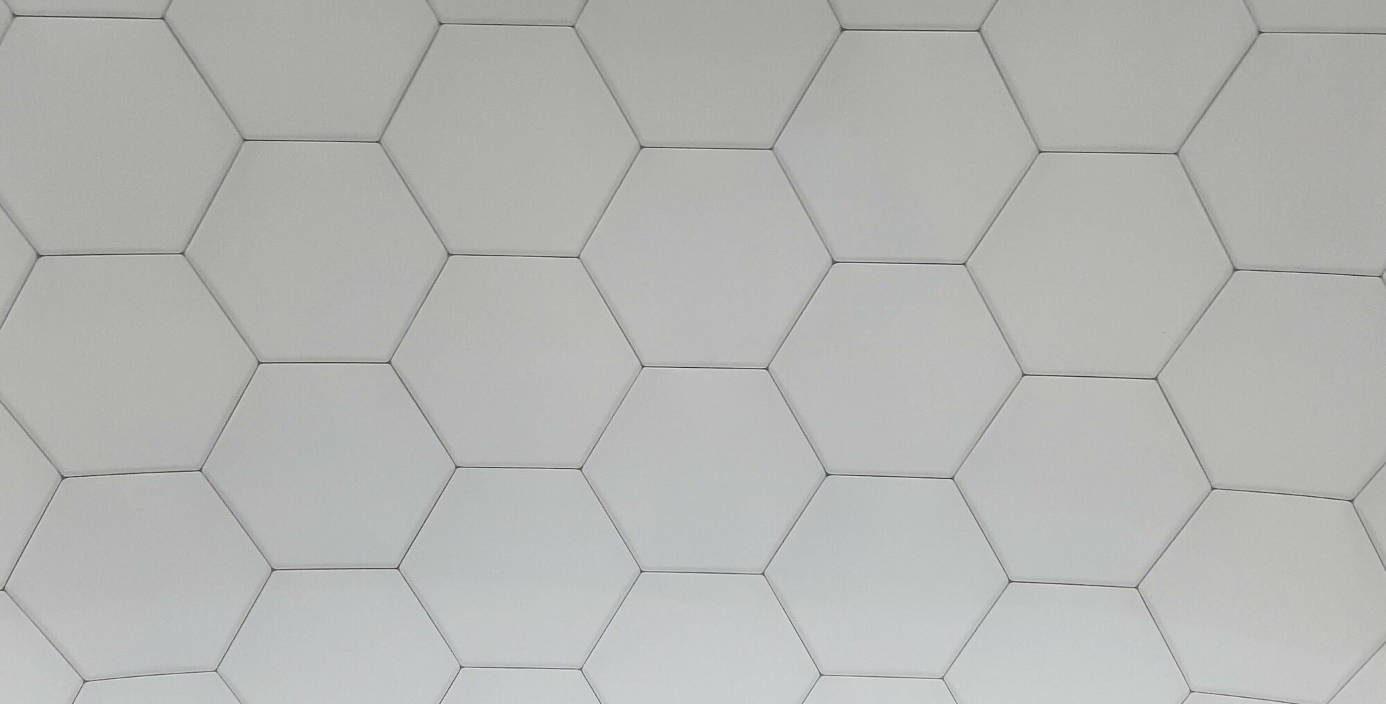 Кухонный фартук "Соты большие" 2000х600мм, АБС пластик, термоперевод